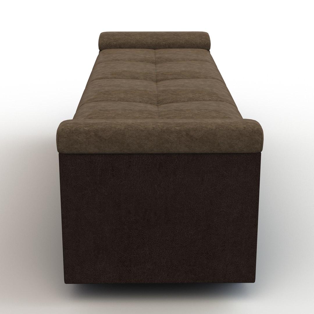 3d Model Of Troscan Kloss Bench