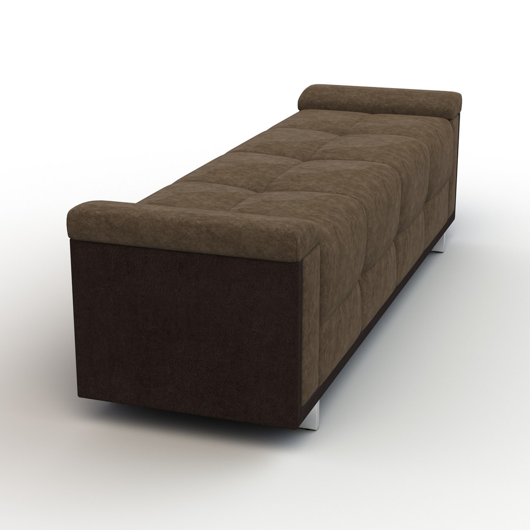 3d Model Of Troscan Kloss Bench