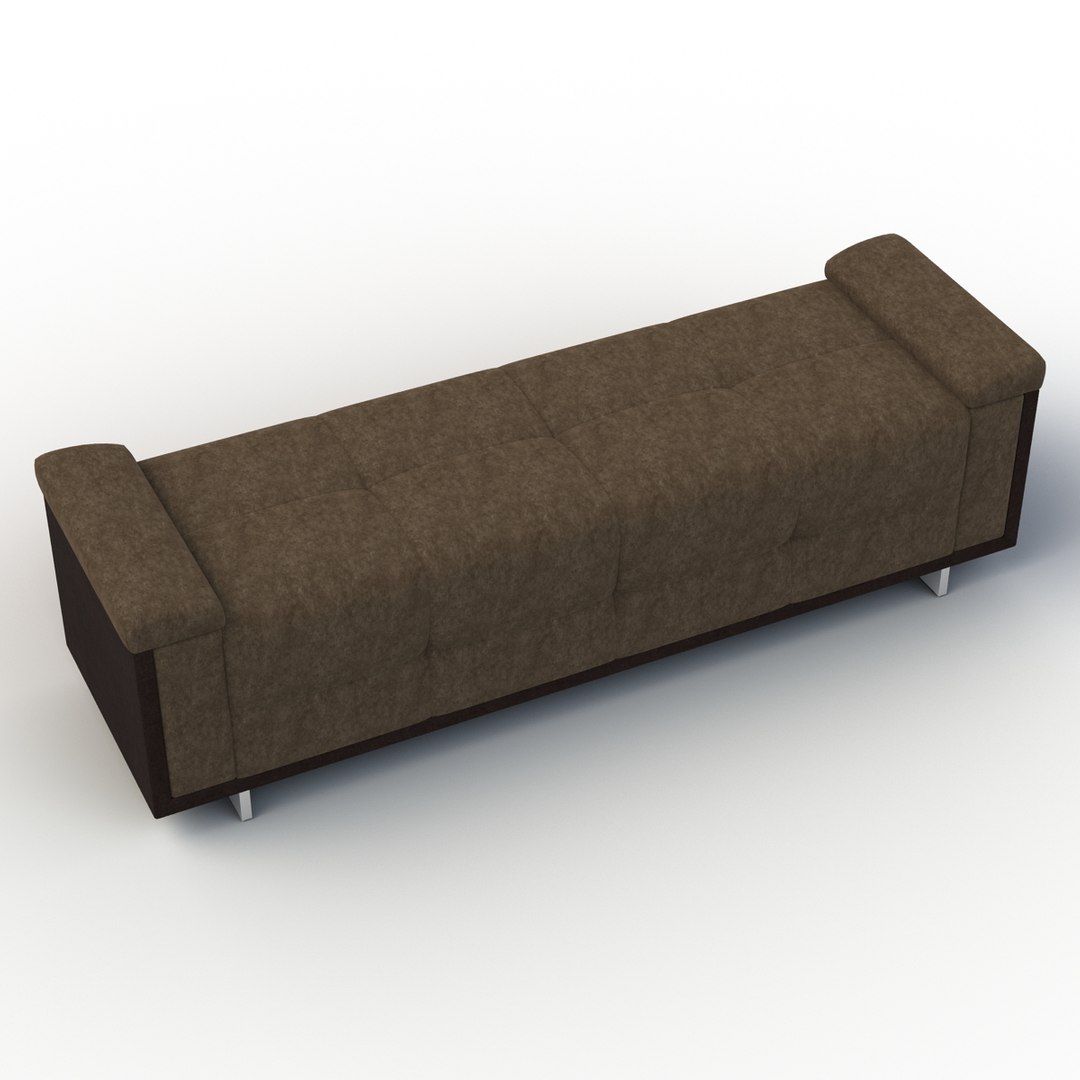 3d Model Of Troscan Kloss Bench