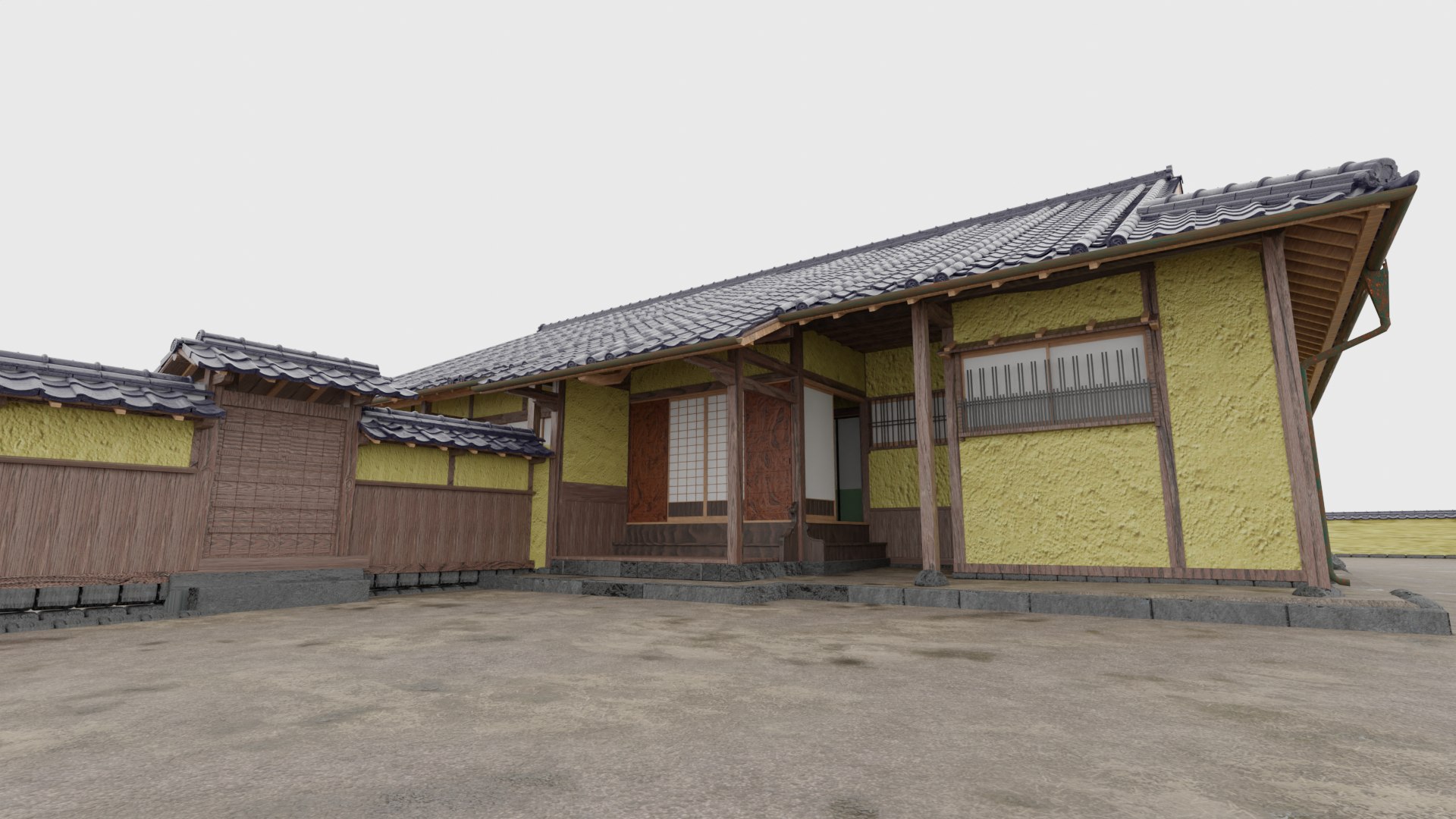3D Actual Samurai House In 18C Japan Model - TurboSquid 2033039