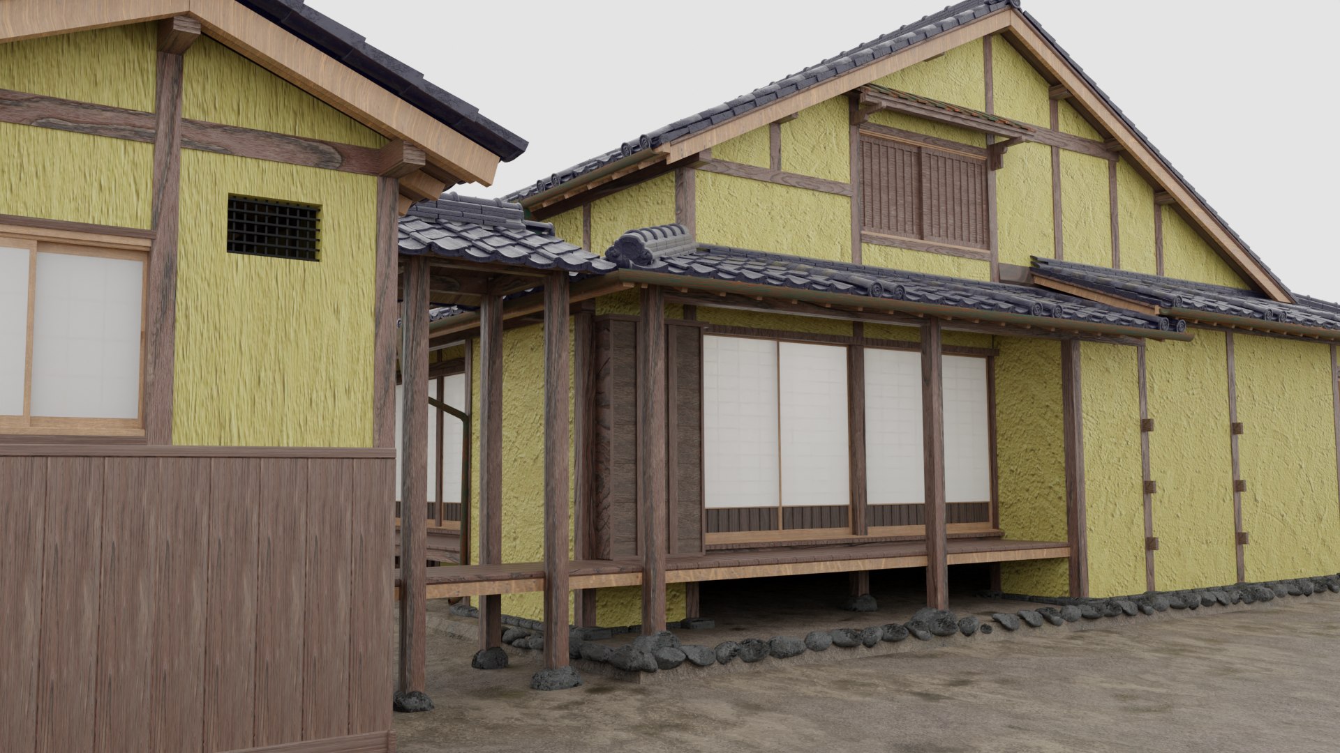 3D Actual Samurai House In 18C Japan Model - TurboSquid 2033039