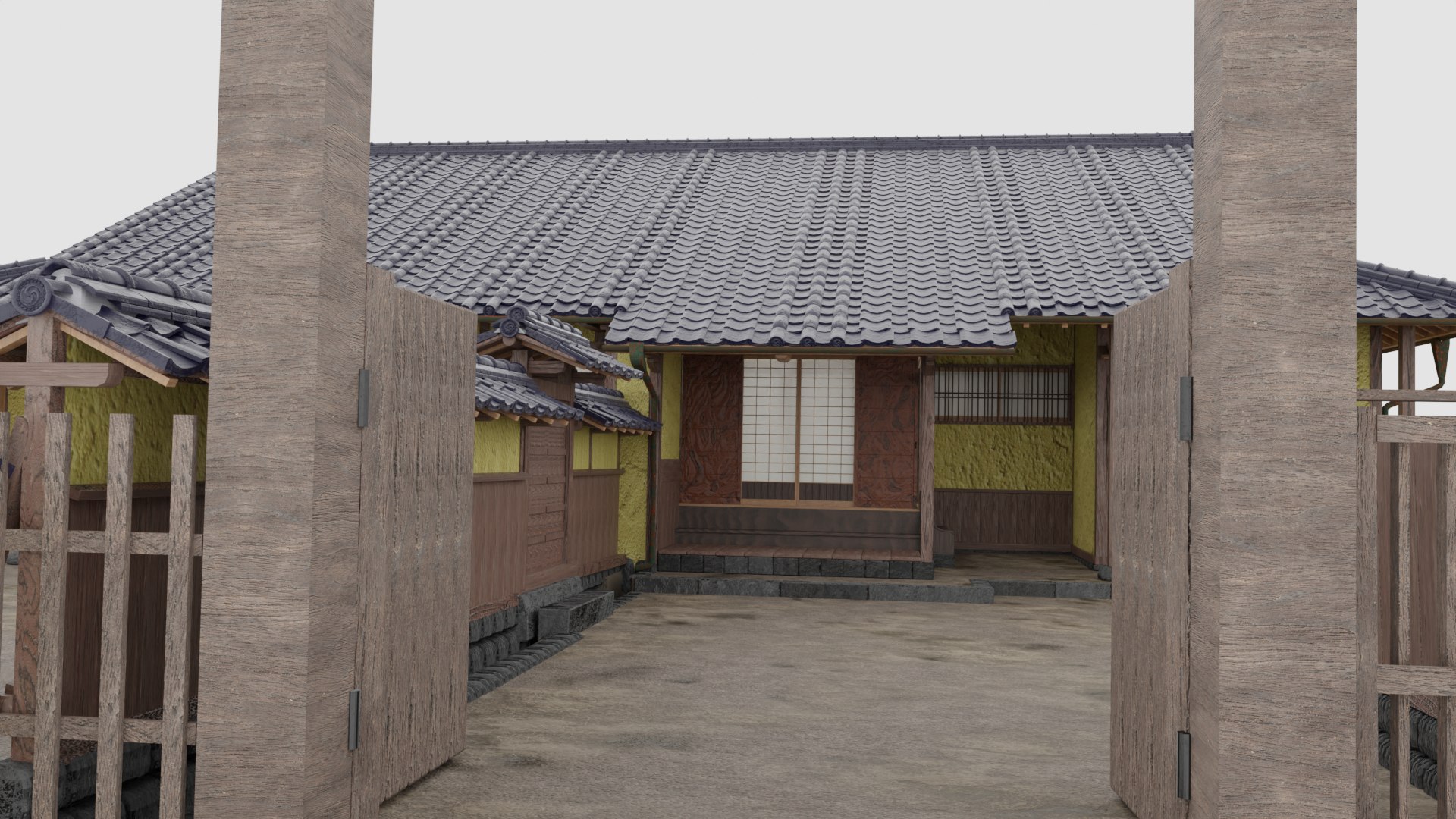 3D Actual Samurai House In 18C Japan Model - TurboSquid 2033039