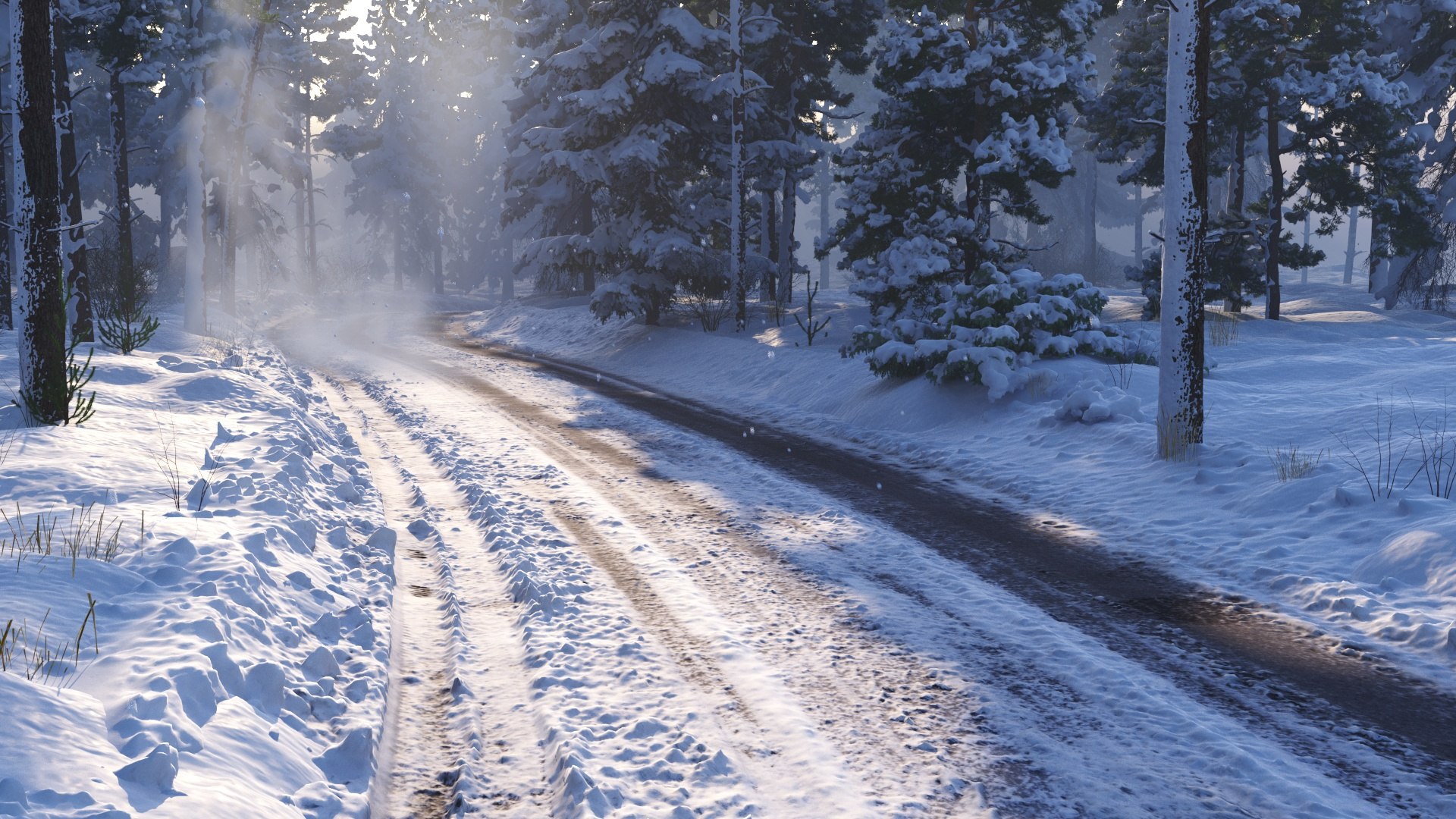Snow Road 11 3D - TurboSquid 1773163