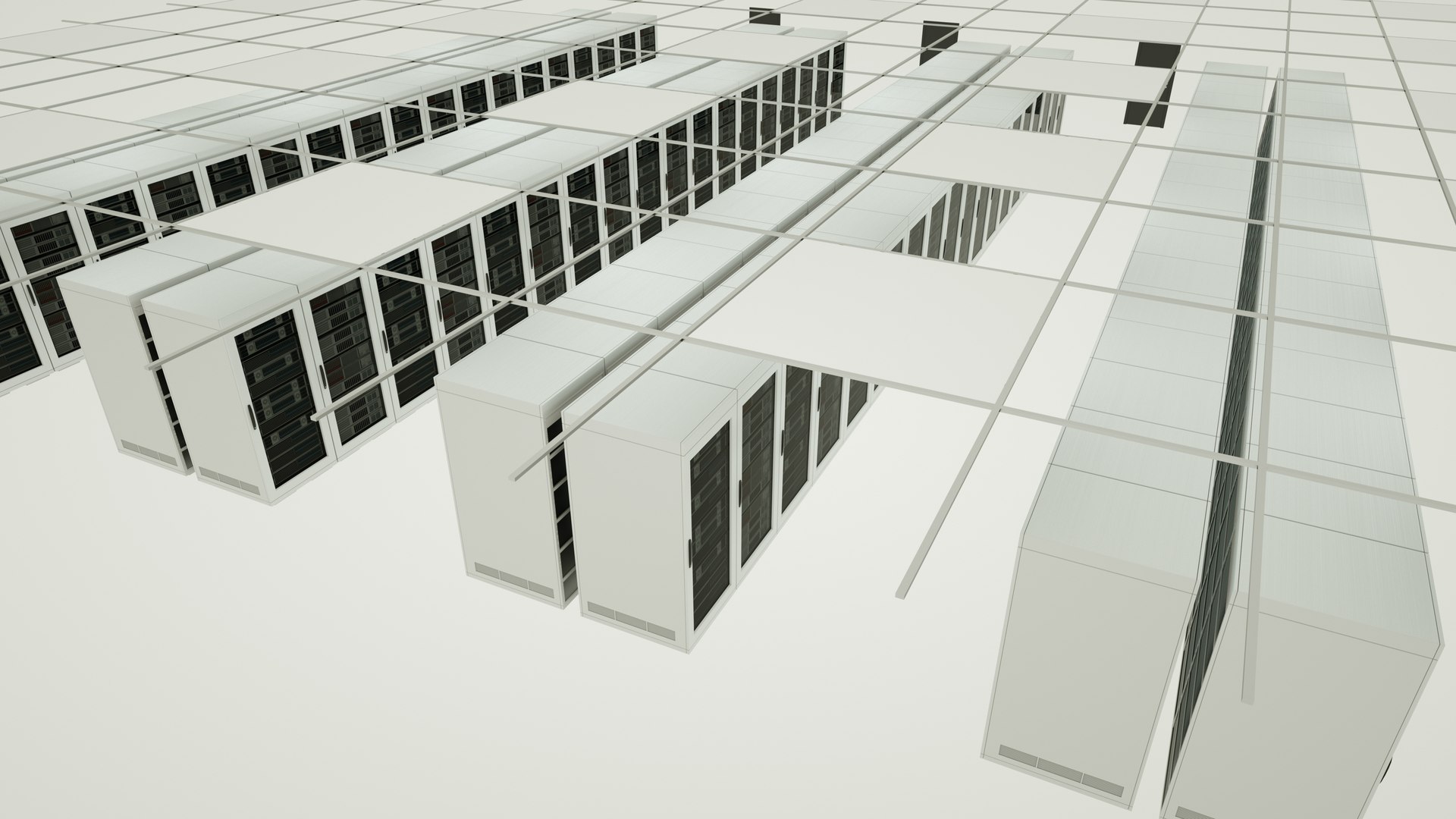 3D Server Room 2 Model - TurboSquid 1407798