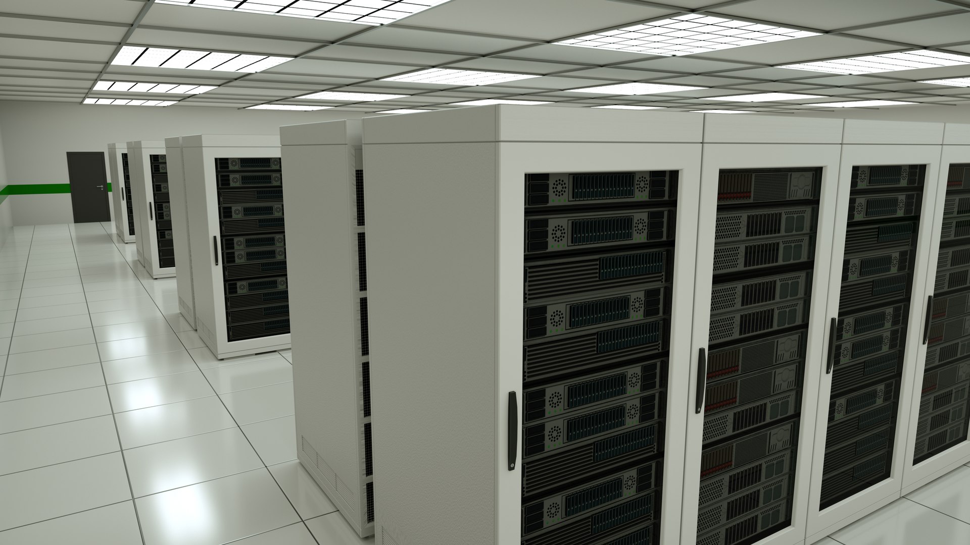 3D Server Room 2 Model - TurboSquid 1407798