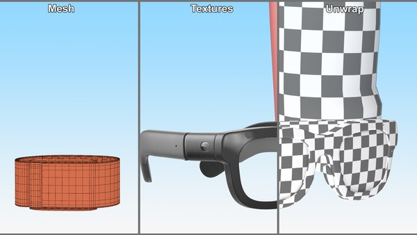 modelo 3d Gafas inteligentes con banda Whoop y botella - TurboSquid 2369023
