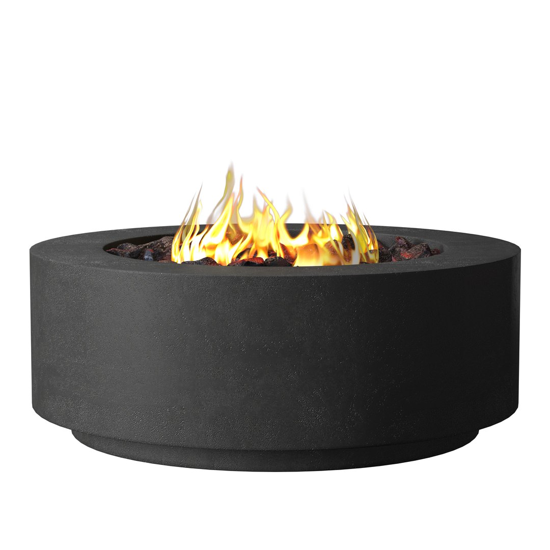 3D SALENTO ROUND FIRE TABLE Model - TurboSquid 1898141