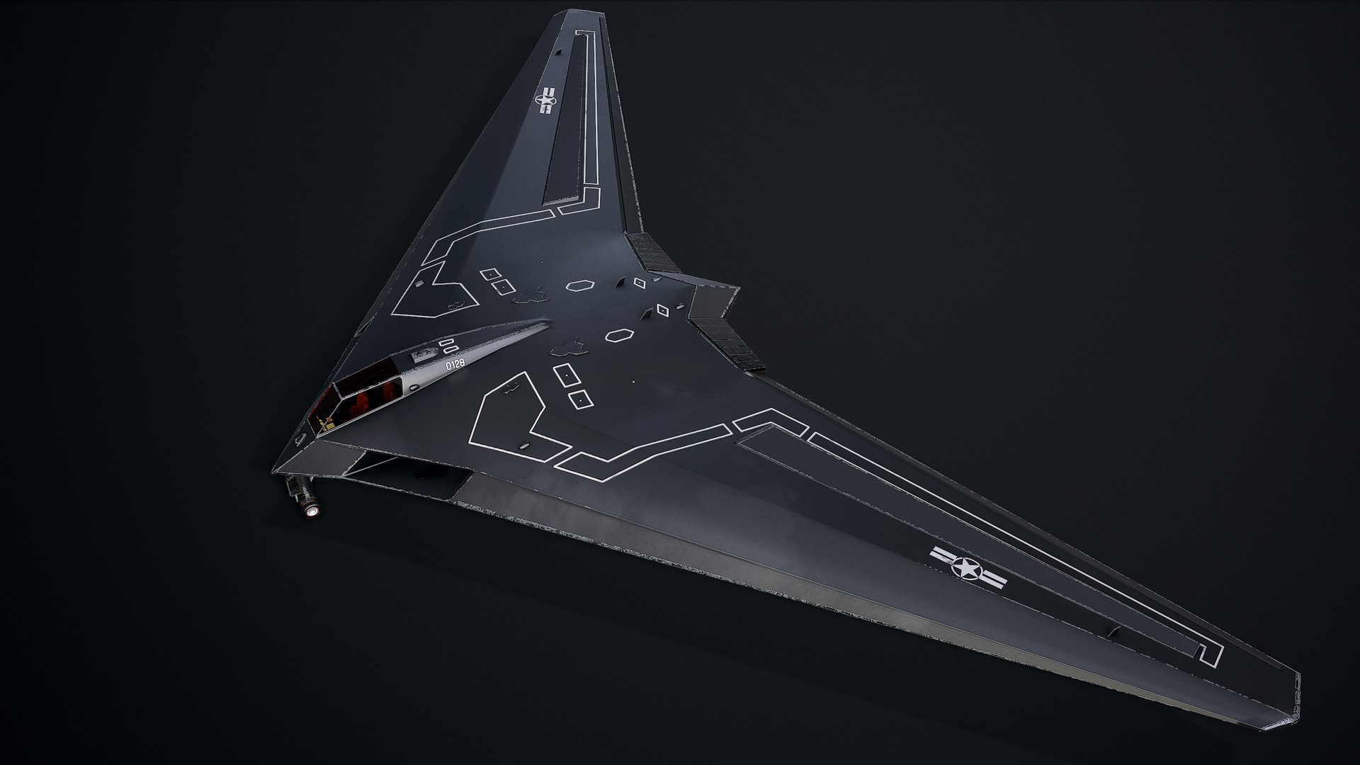 Light bomber concept vehicle model - TurboSquid 1662555