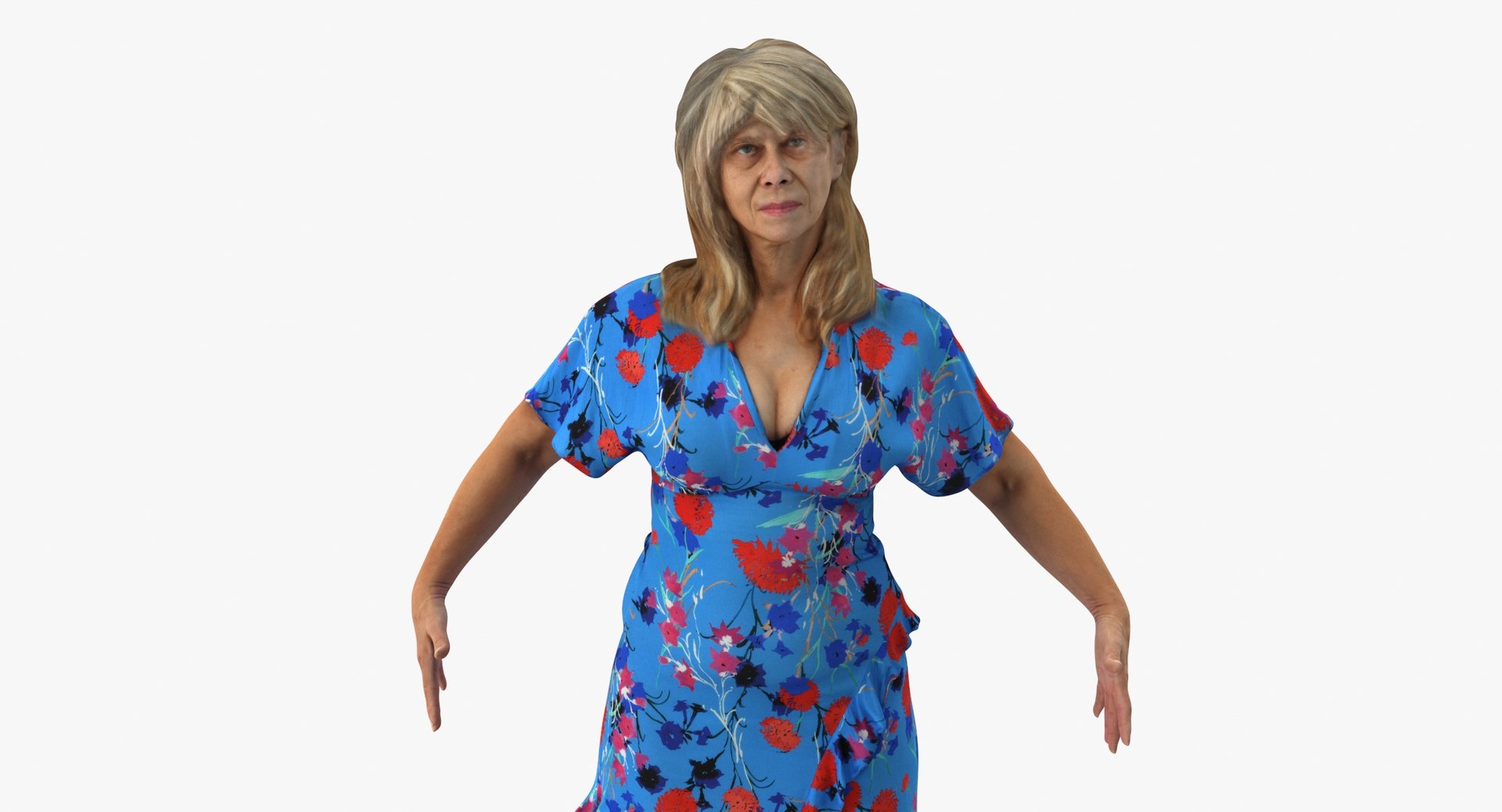 3D model Cynthia Casual Summer A Pose - TurboSquid 2074602