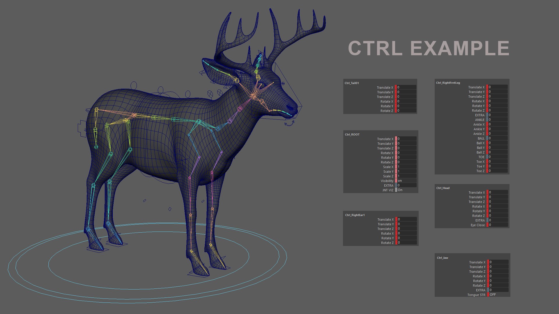 3D DEER ANIMATED XGEN-CORE Model - TurboSquid 2080645