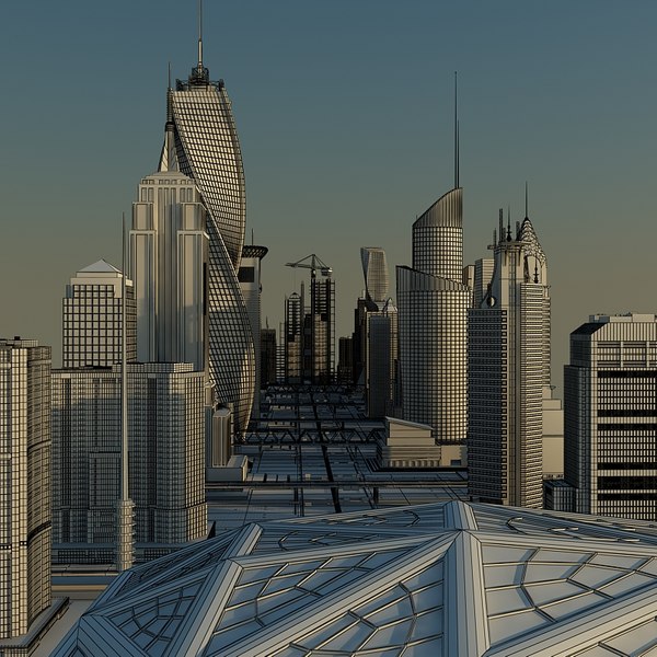 definition cityscape 3d model