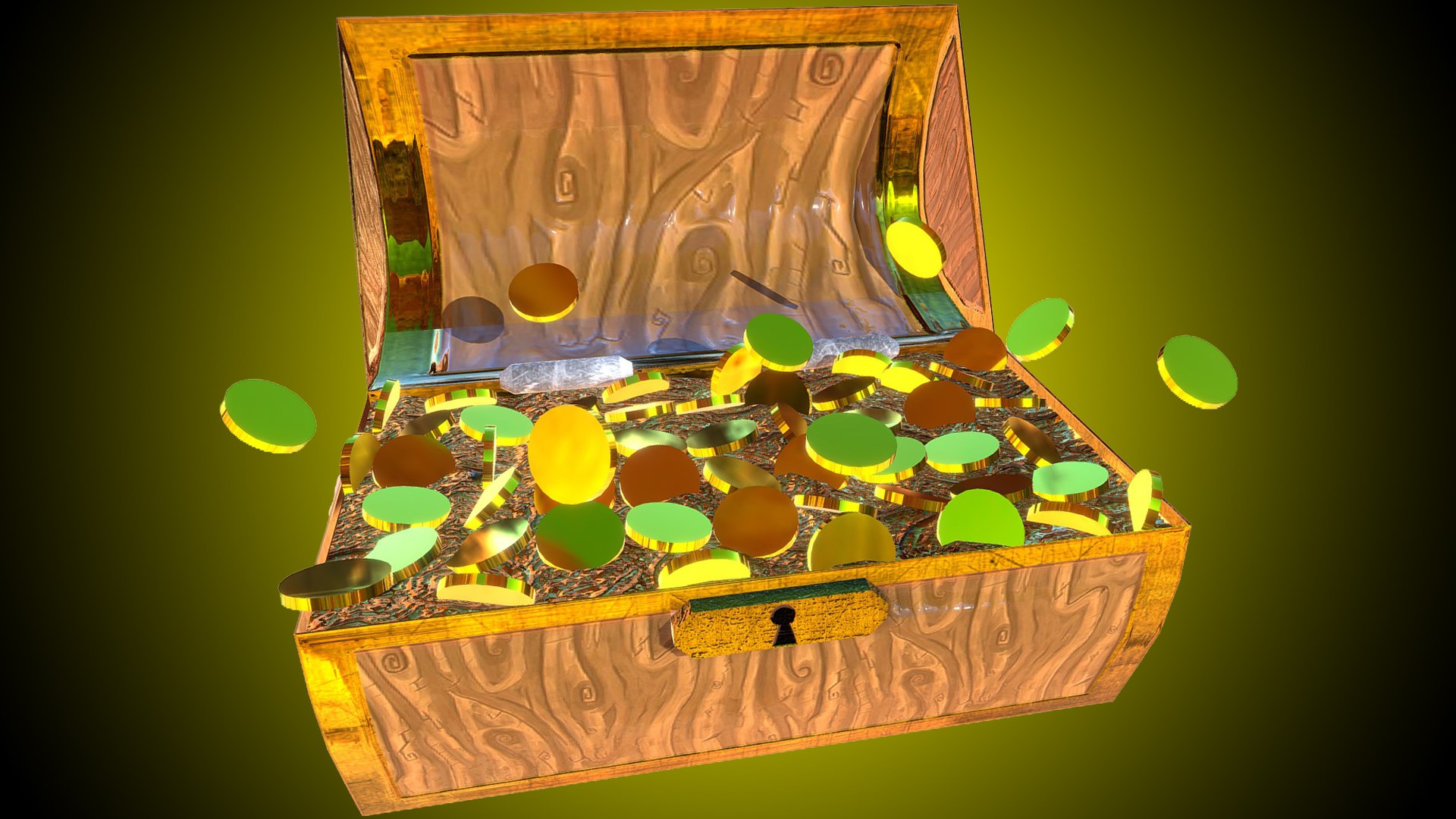 Coffer 3D Model - TurboSquid 1236411