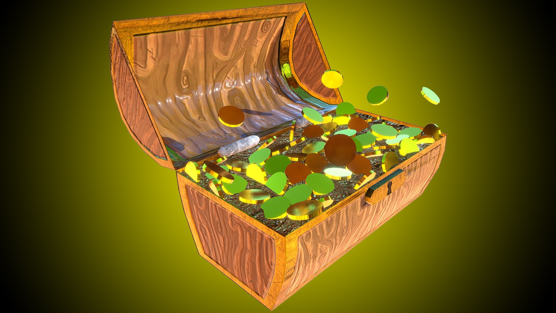 Coffer 3D Model - TurboSquid 1236411