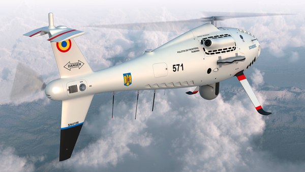 Schiebel Camcopter S100 UAV 루마니아 국경 경찰 3D 모델 - TurboSquid 2058624