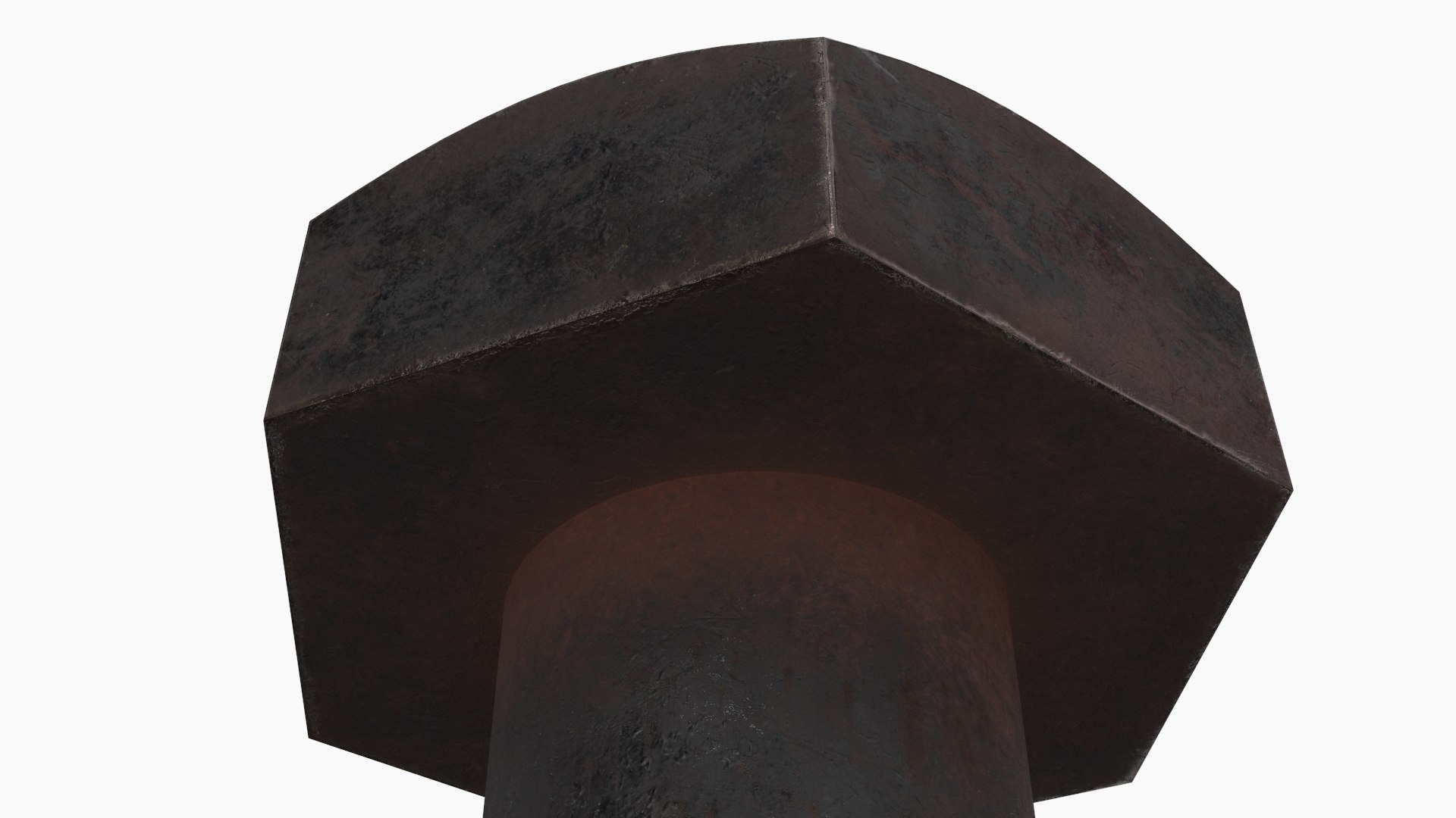 Old Rusty Iron Hex Bolt Set 3D model - TurboSquid 2116315