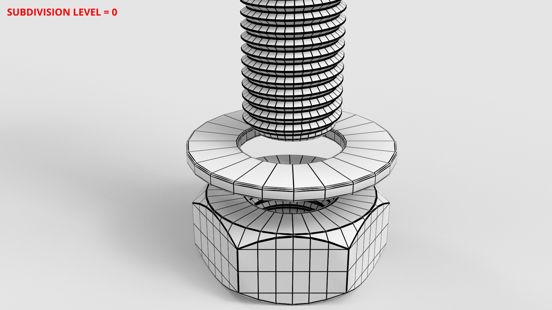 Old Rusty Iron Hex Bolt Set 3D model - TurboSquid 2116315