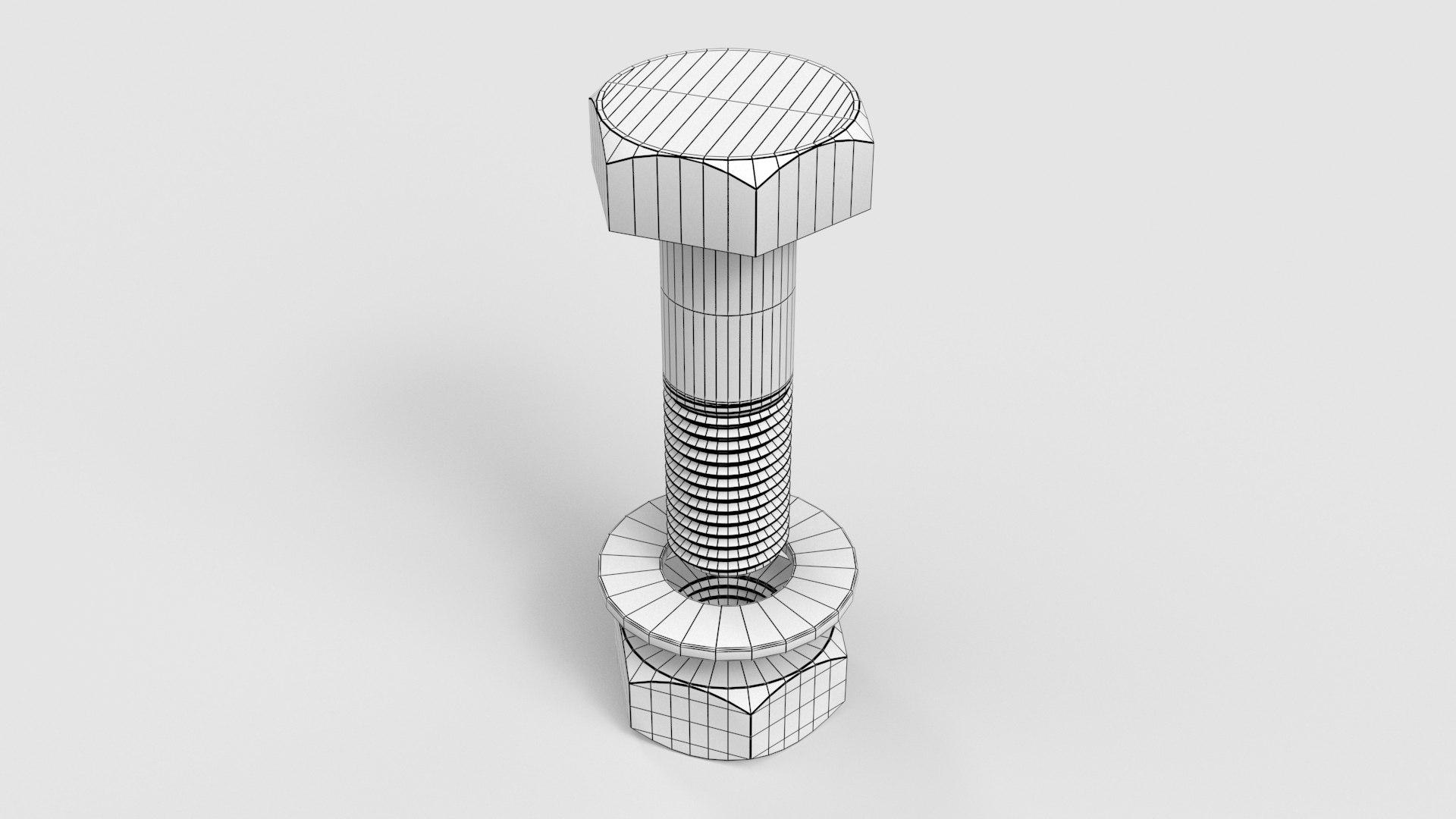 Old Rusty Iron Hex Bolt Set 3D model - TurboSquid 2116315