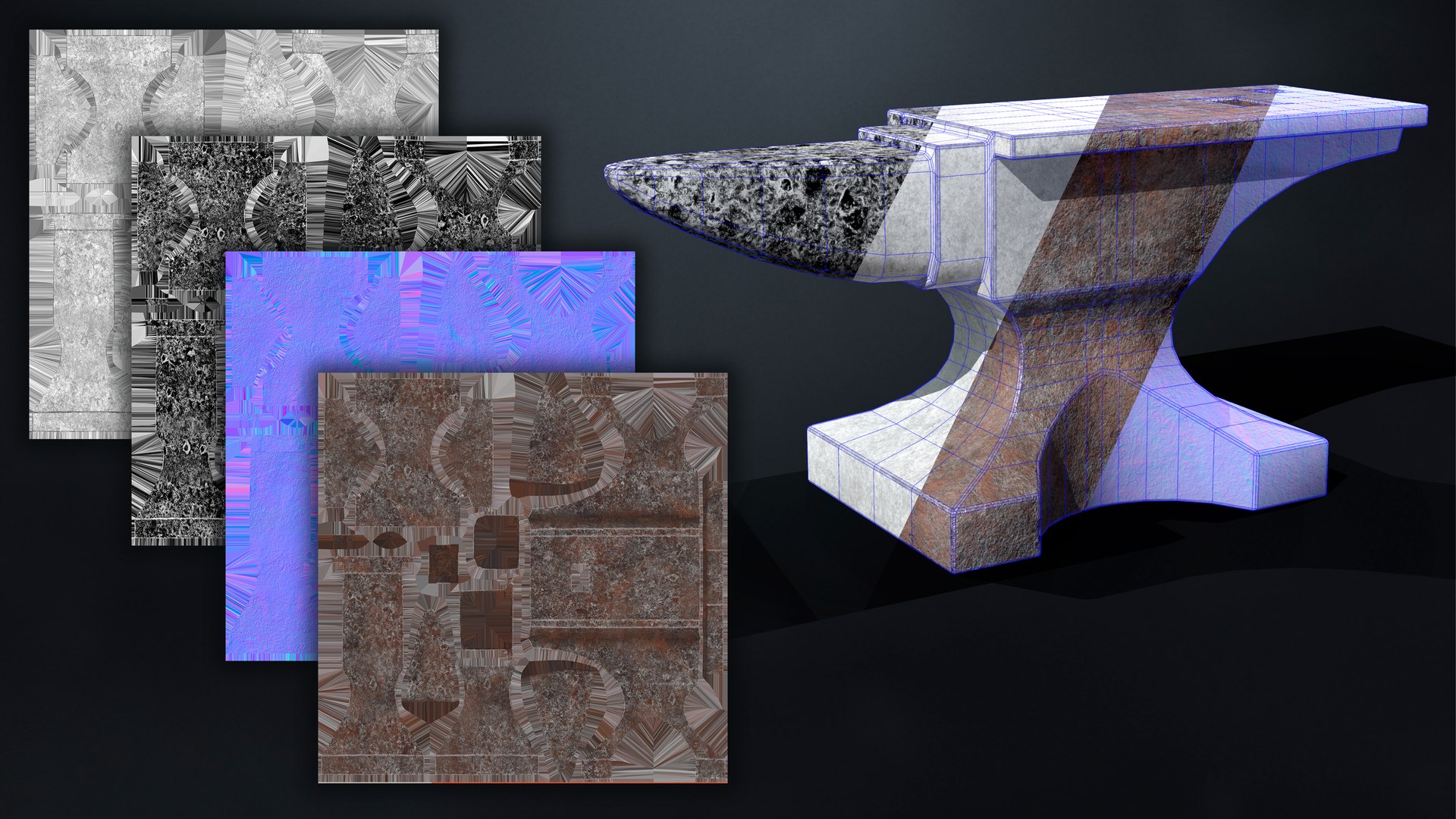 Rusty anvil 3D model - TurboSquid 1748630