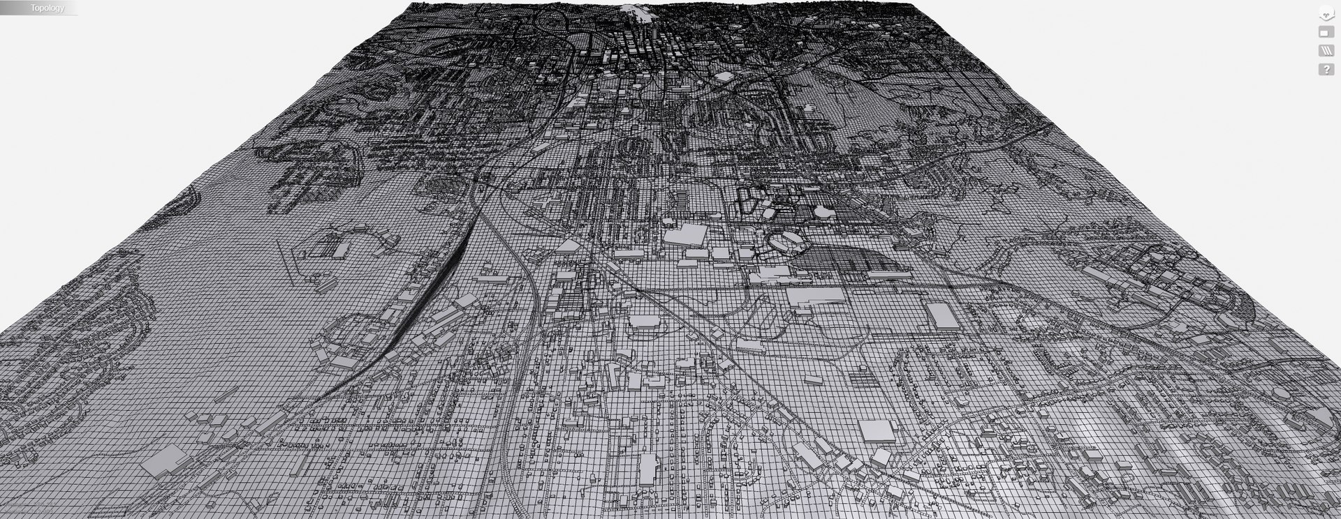 3D model Cityscape Winston Salem USA - TurboSquid 2167508