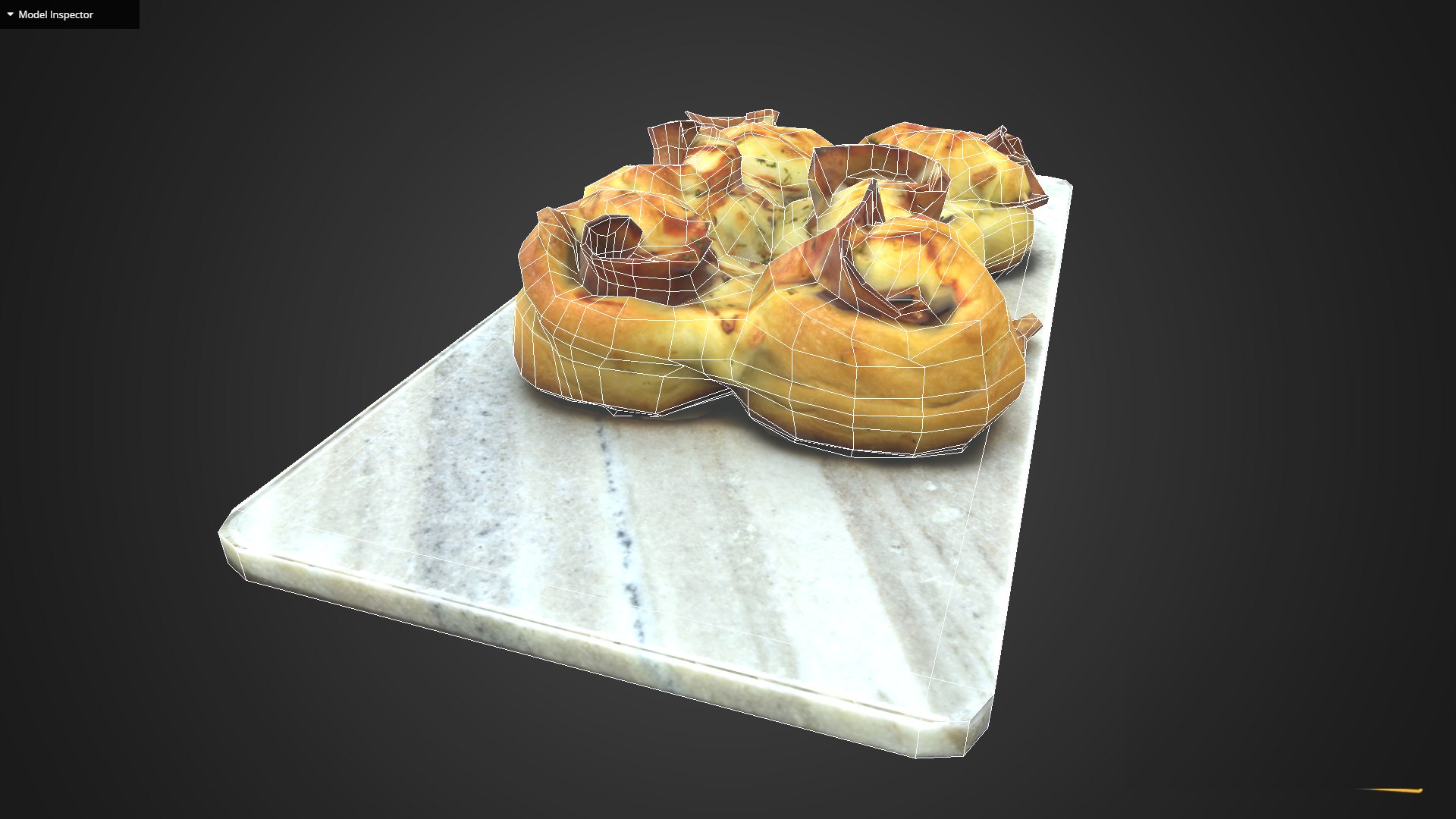 Game Ready Ham Roll Bread model - TurboSquid 2014622