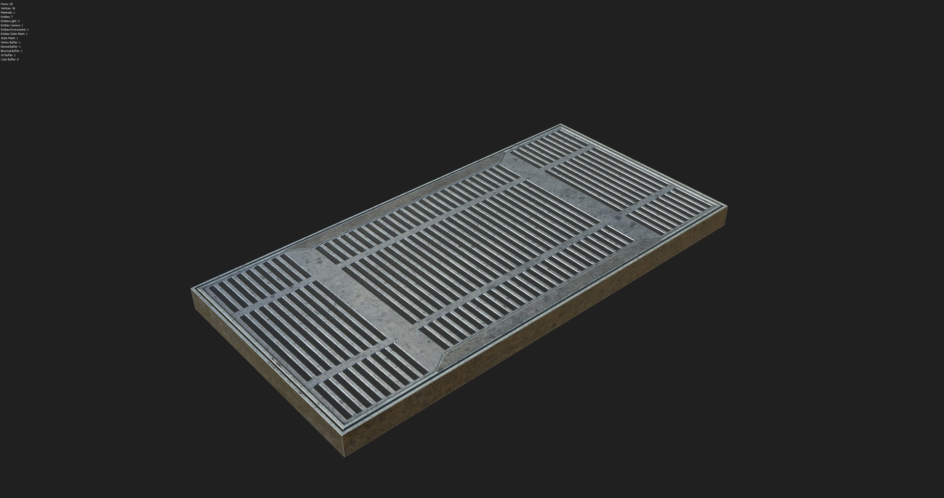 3D Modular Sci-Fi Floor Bridge Corridor Blocks 4K PBR Material Lowpoly ...