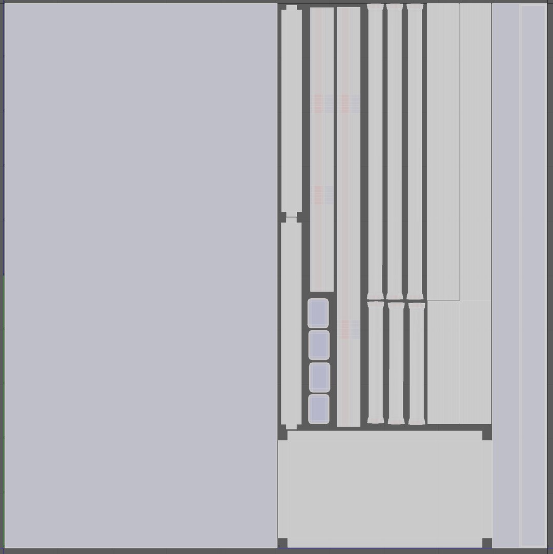 3D Modular Sci-Fi Floor Bridge Corridor Blocks 4K PBR Material Lowpoly ...
