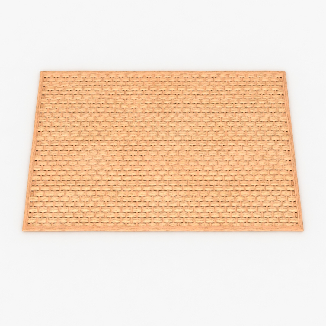 Placemat scanline 3D model - TurboSquid 1228662