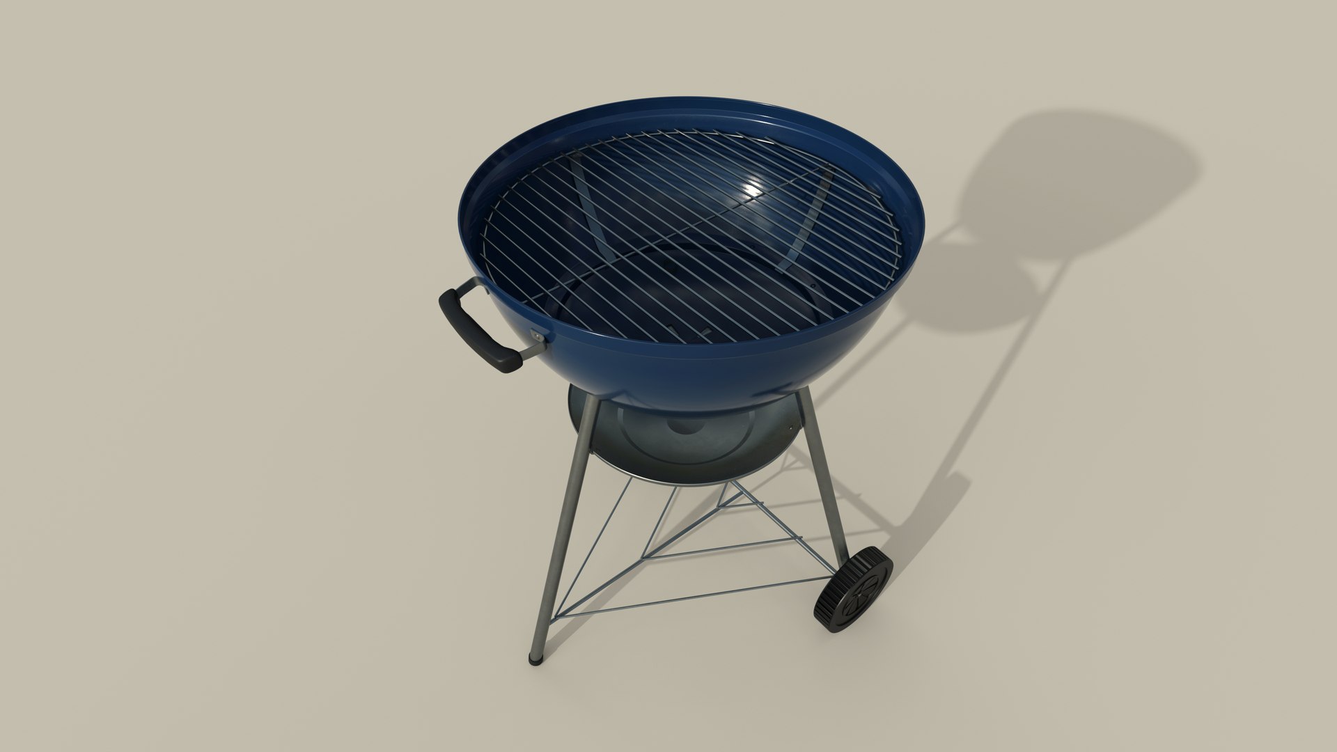3D Charcoal Grill Model - TurboSquid 1483114
