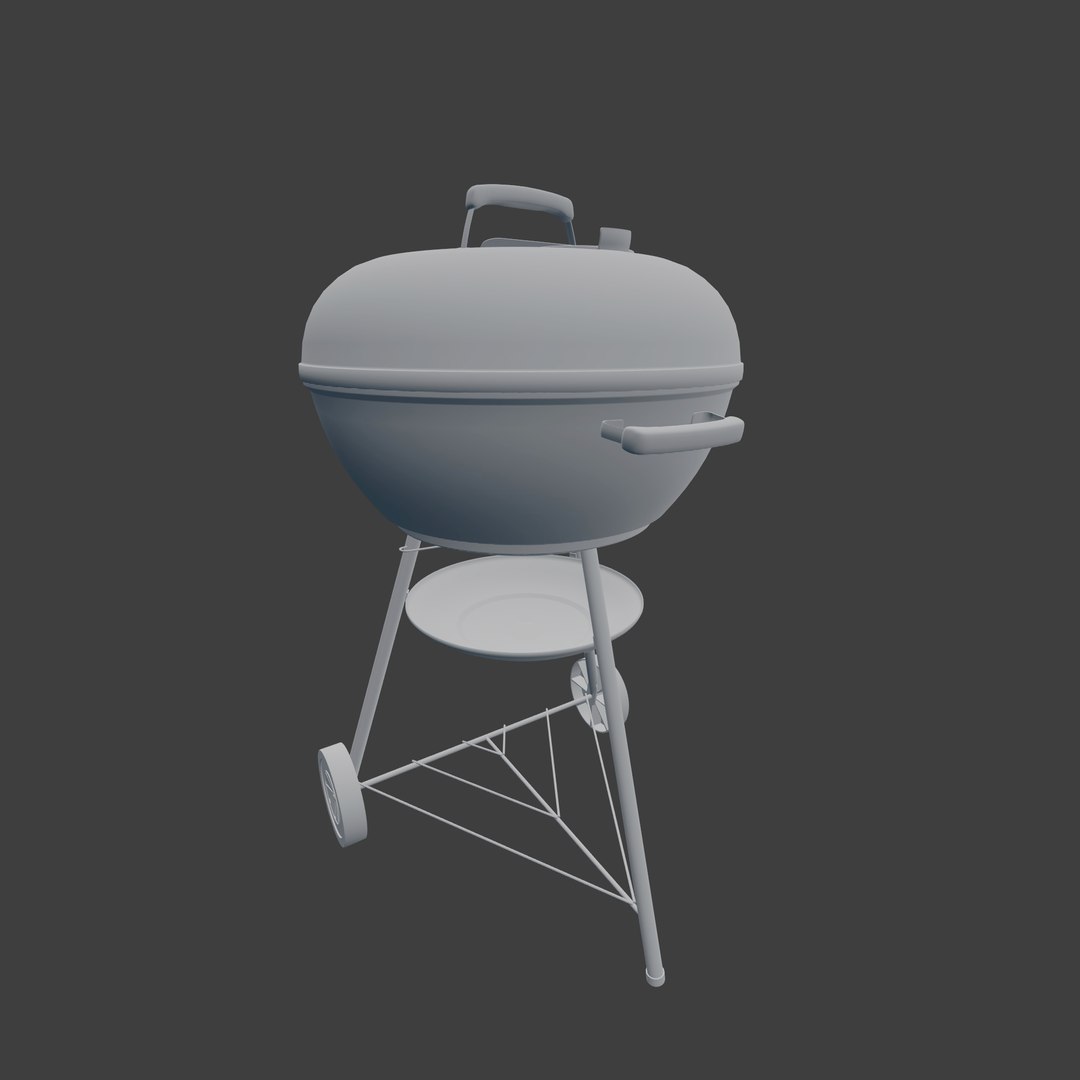 3D Charcoal Grill Model - TurboSquid 1483114