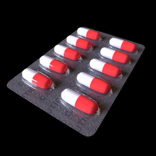 modelo 3d Caja Blister De Pastillas - TurboSquid 2231744