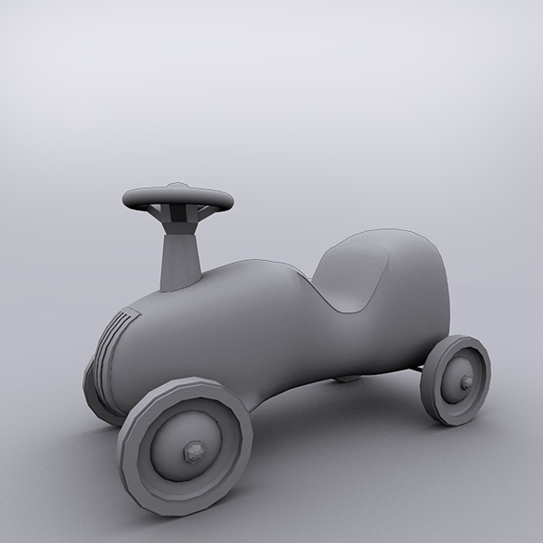 3d classic baby car model