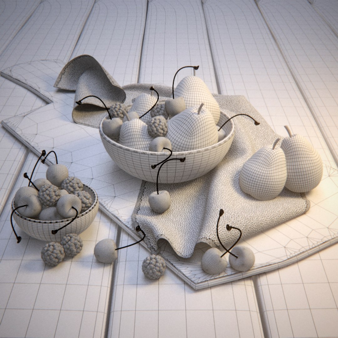 fruits 3d model