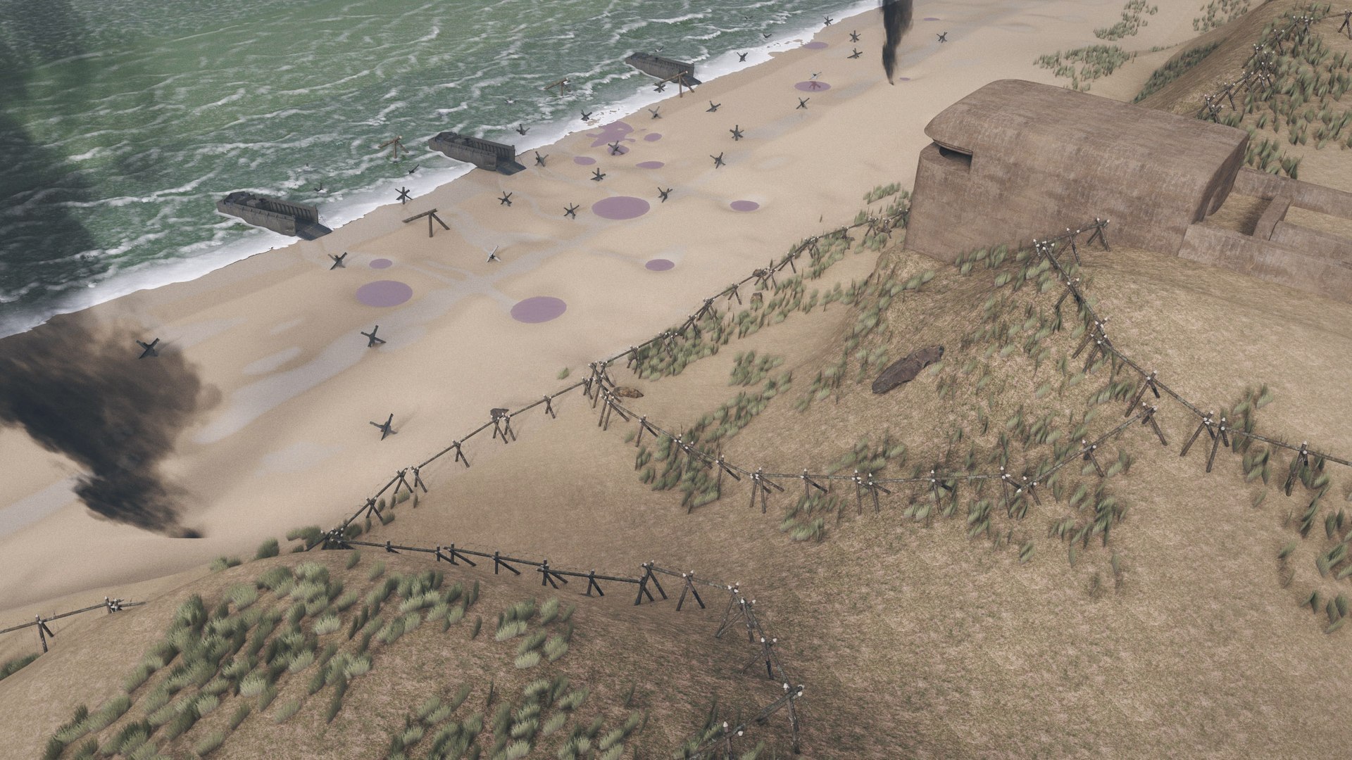3D Normandy Beach WW2 Model - TurboSquid 1765025