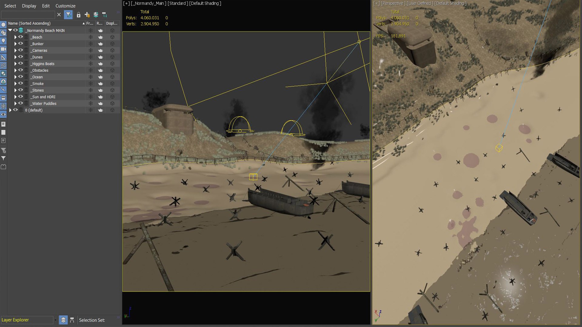 3D Normandy Beach WW2 Model - TurboSquid 1765025