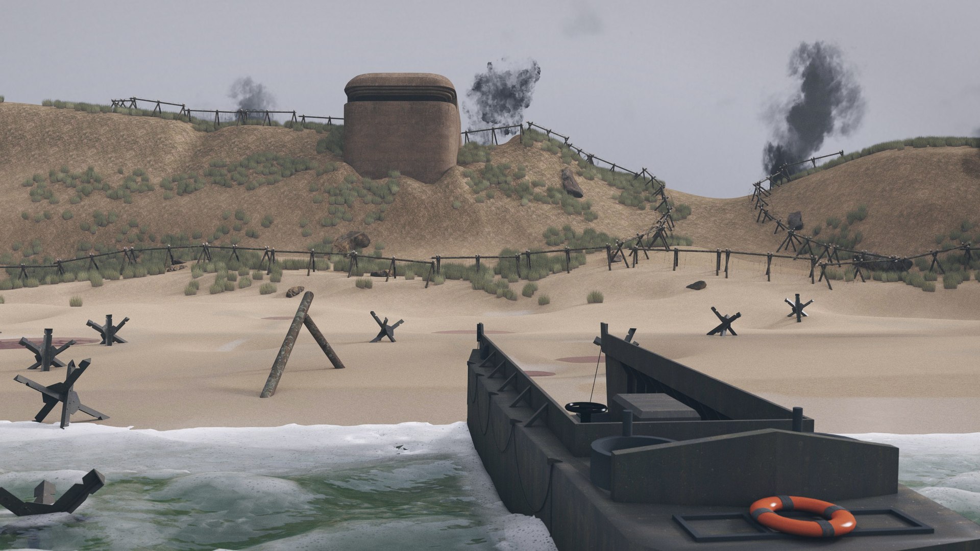 3D Normandy Beach WW2 Model - TurboSquid 1765025