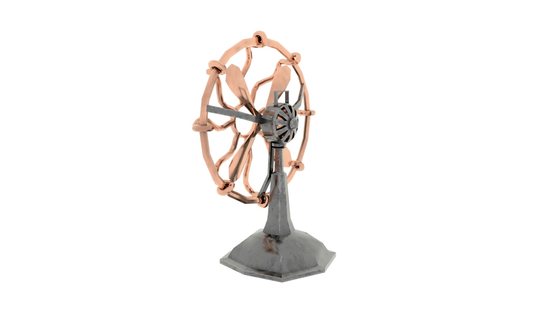 Old age fan 3D - TurboSquid 1917533