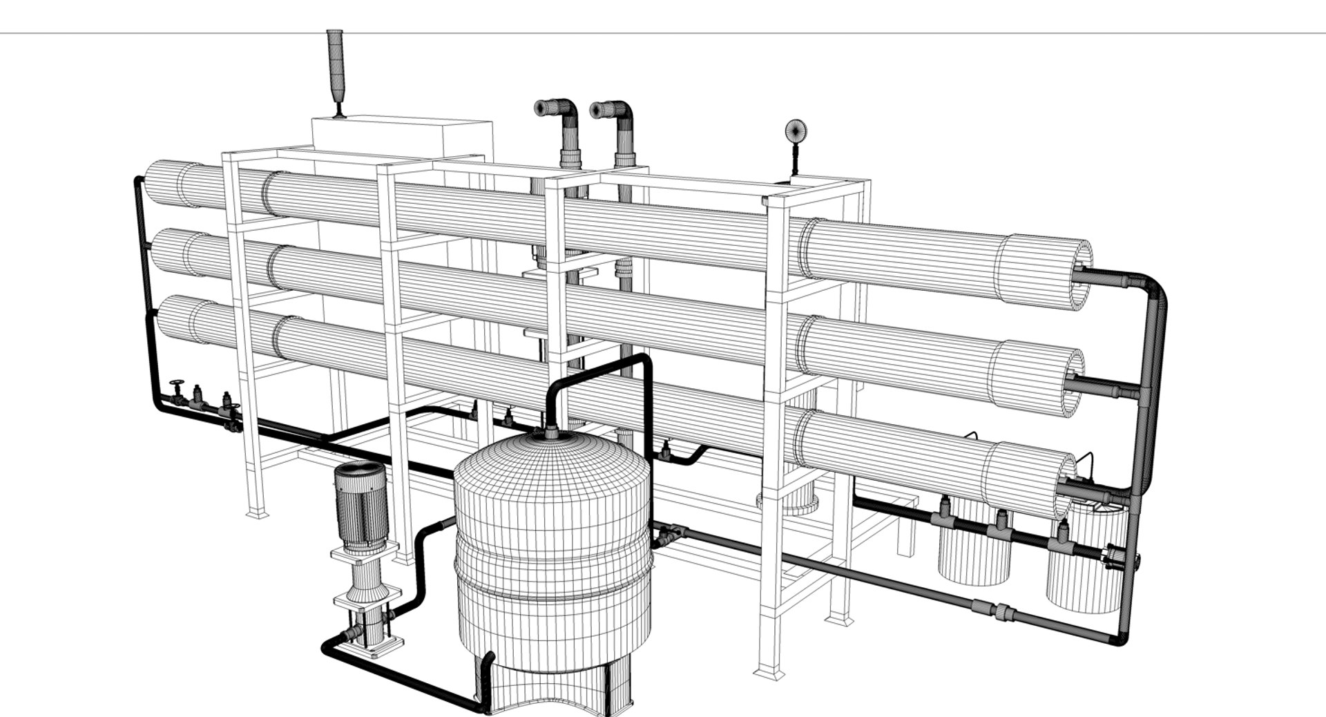 Reverse Osmosis Unit Ro 3D - TurboSquid 1372545