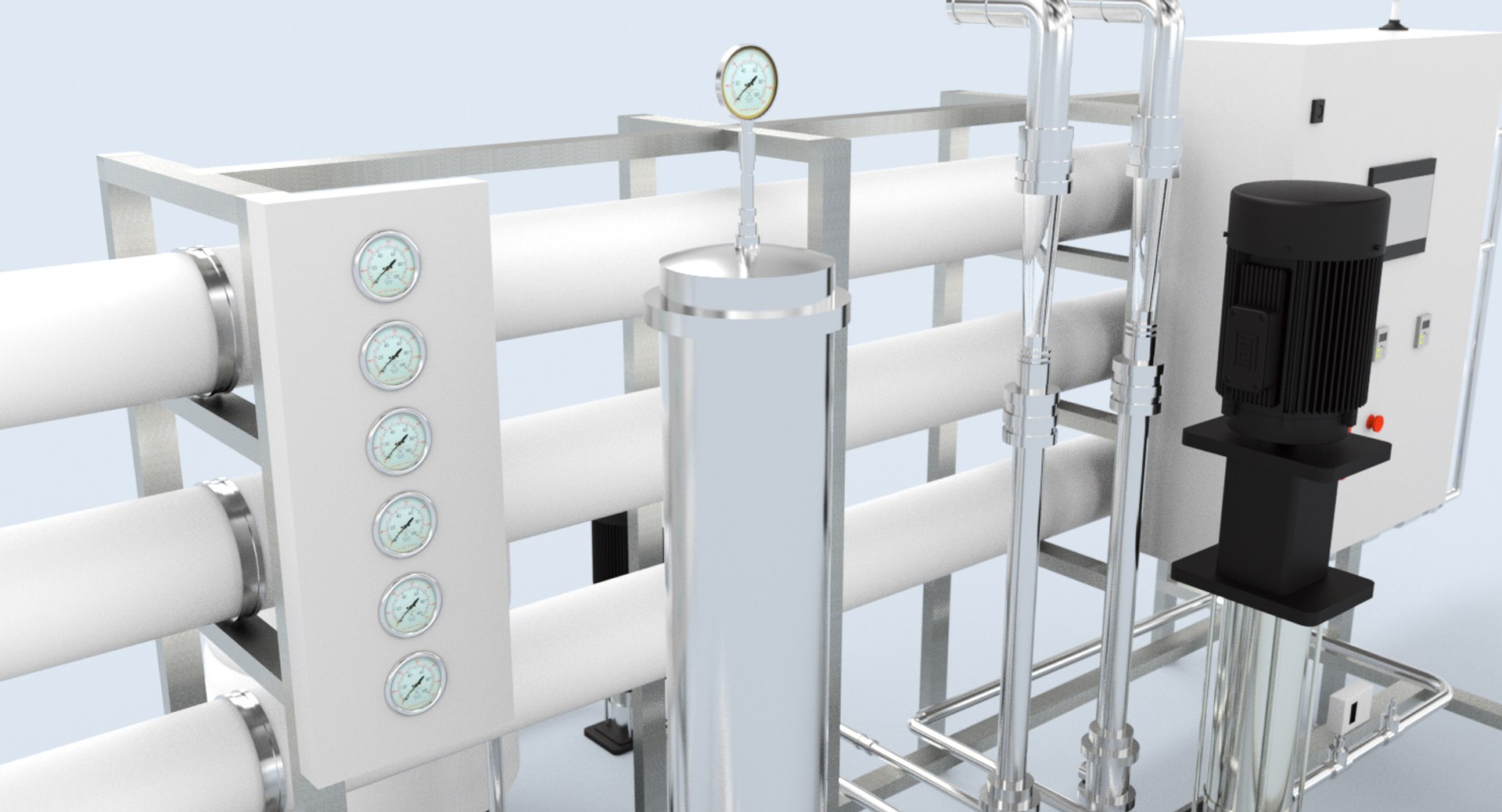 Reverse Osmosis Unit Ro 3D - TurboSquid 1372545