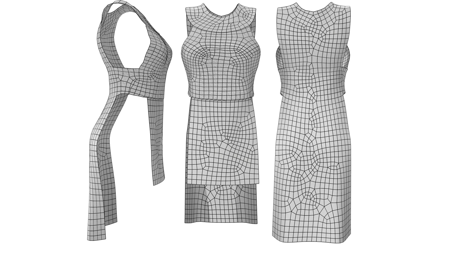 3D Open Side Tunic - TurboSquid 1728054