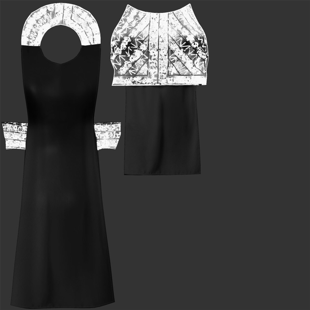 3D Open Side Tunic - TurboSquid 1728054