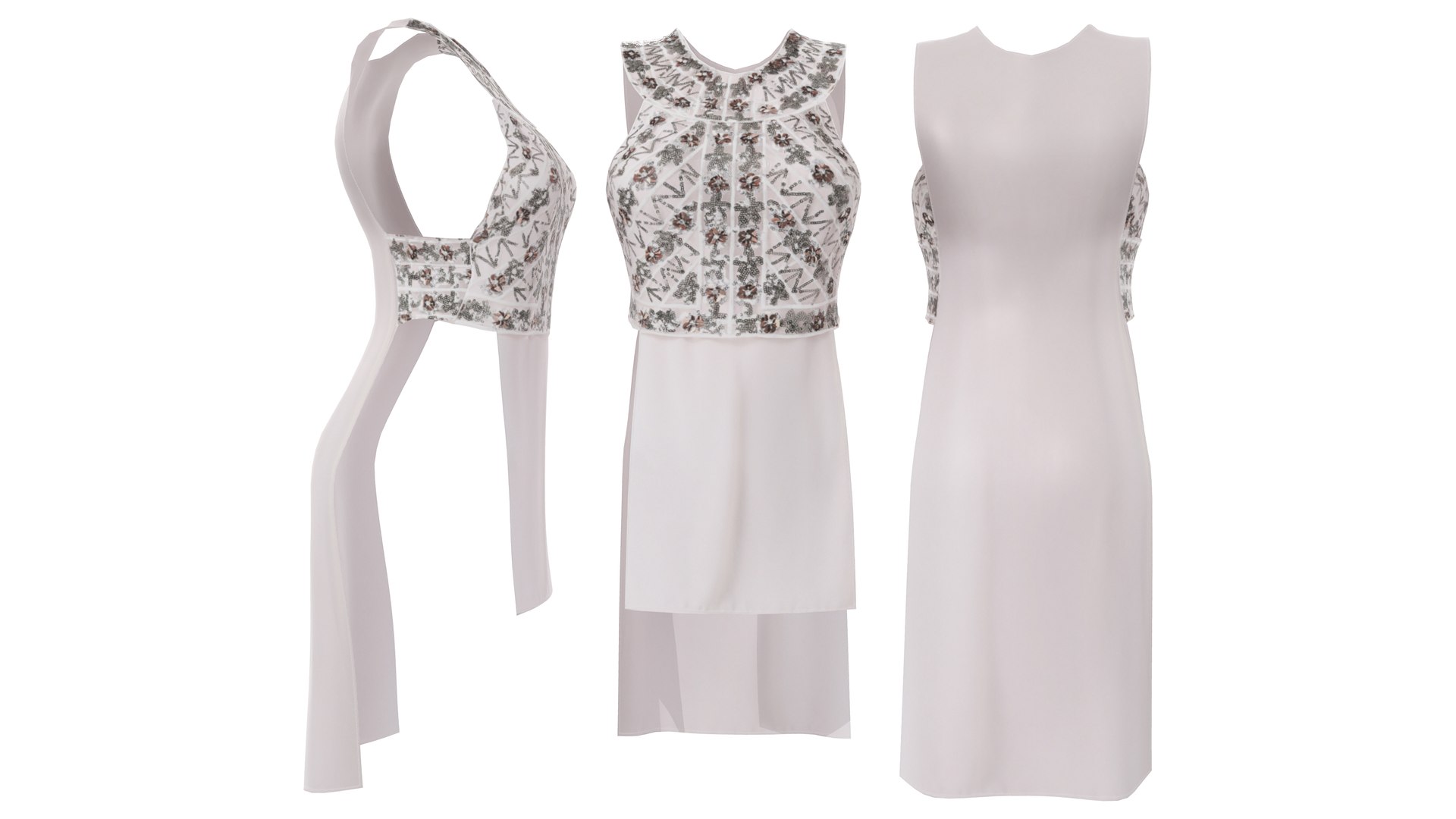 3D Open Side Tunic - TurboSquid 1728054