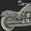 Generic Motorcycle Rigged 3d Model
