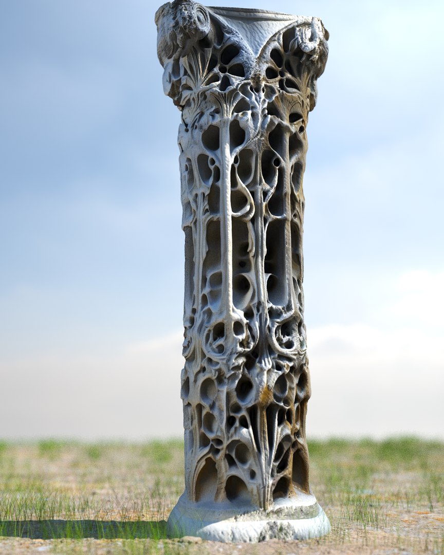 Classical Pillar Pack 3D Model - TurboSquid 2184314