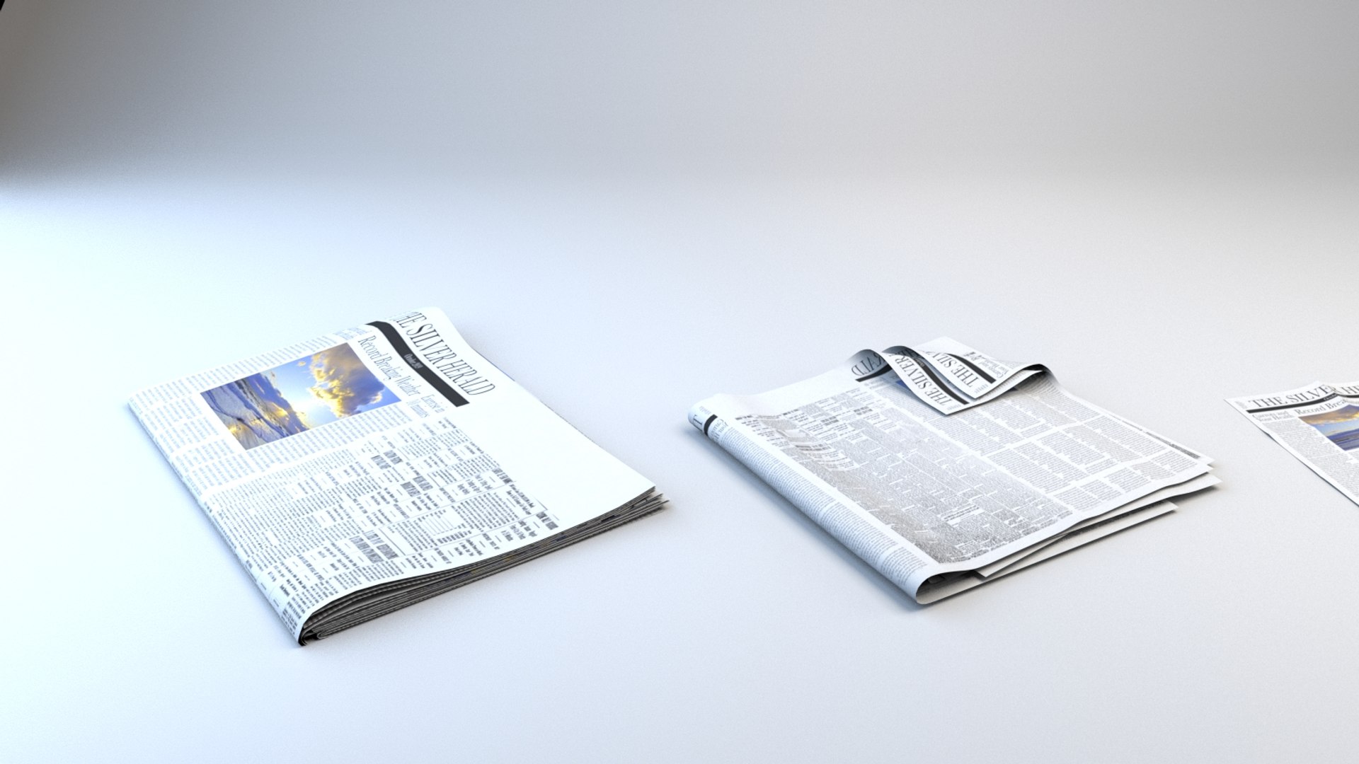 News newspaper paper 3D - TurboSquid 1581618