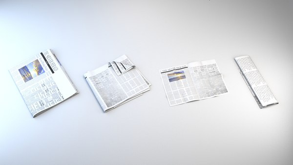 Newspaper 3D Models for Download | TurboSquid