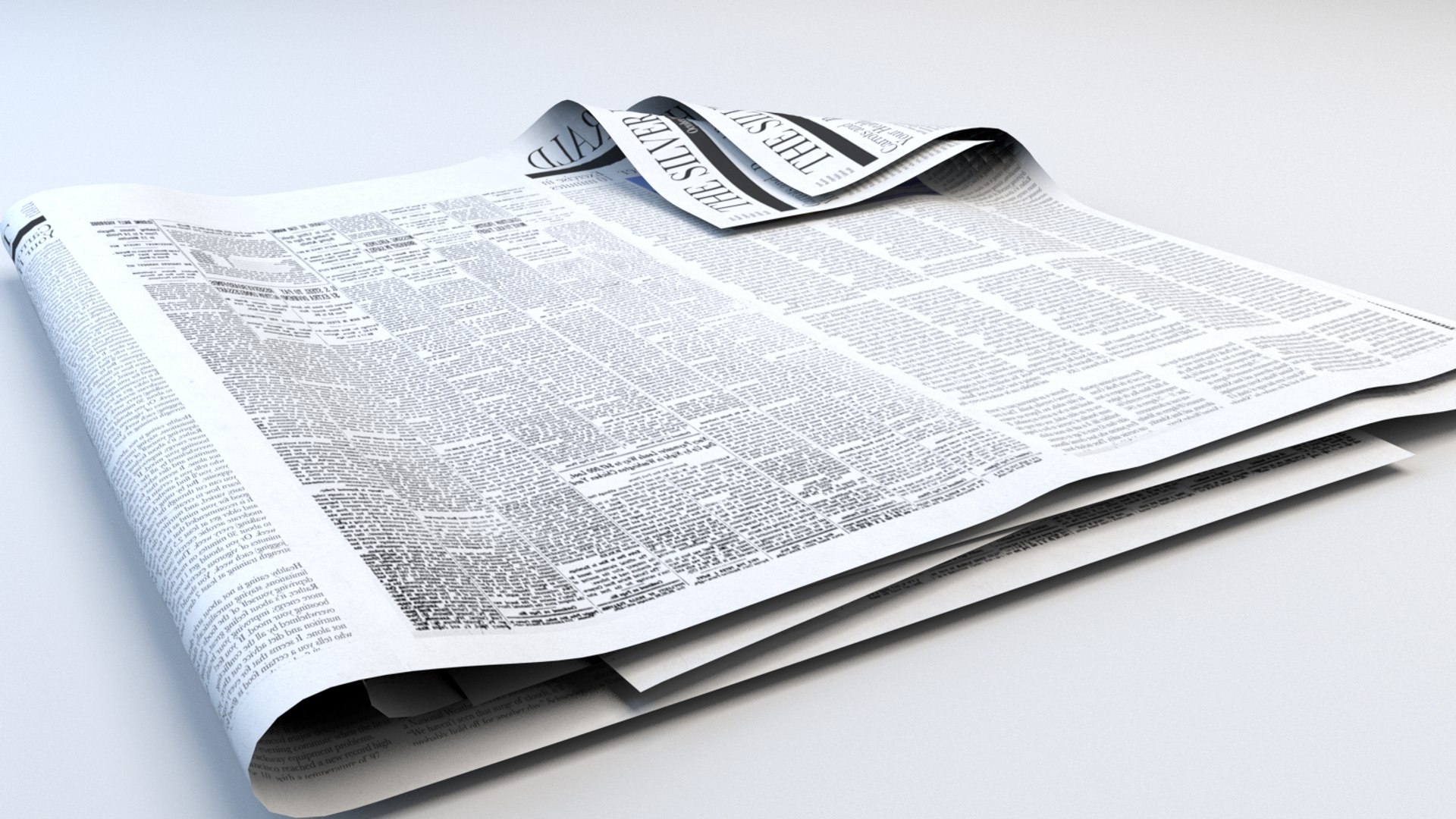 News newspaper paper 3D - TurboSquid 1581618