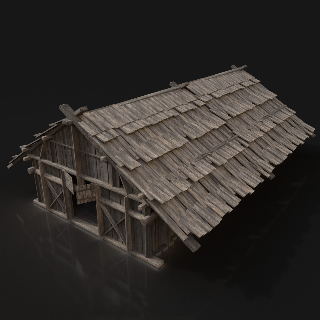 Medieval barn 3D model - TurboSquid 1465562