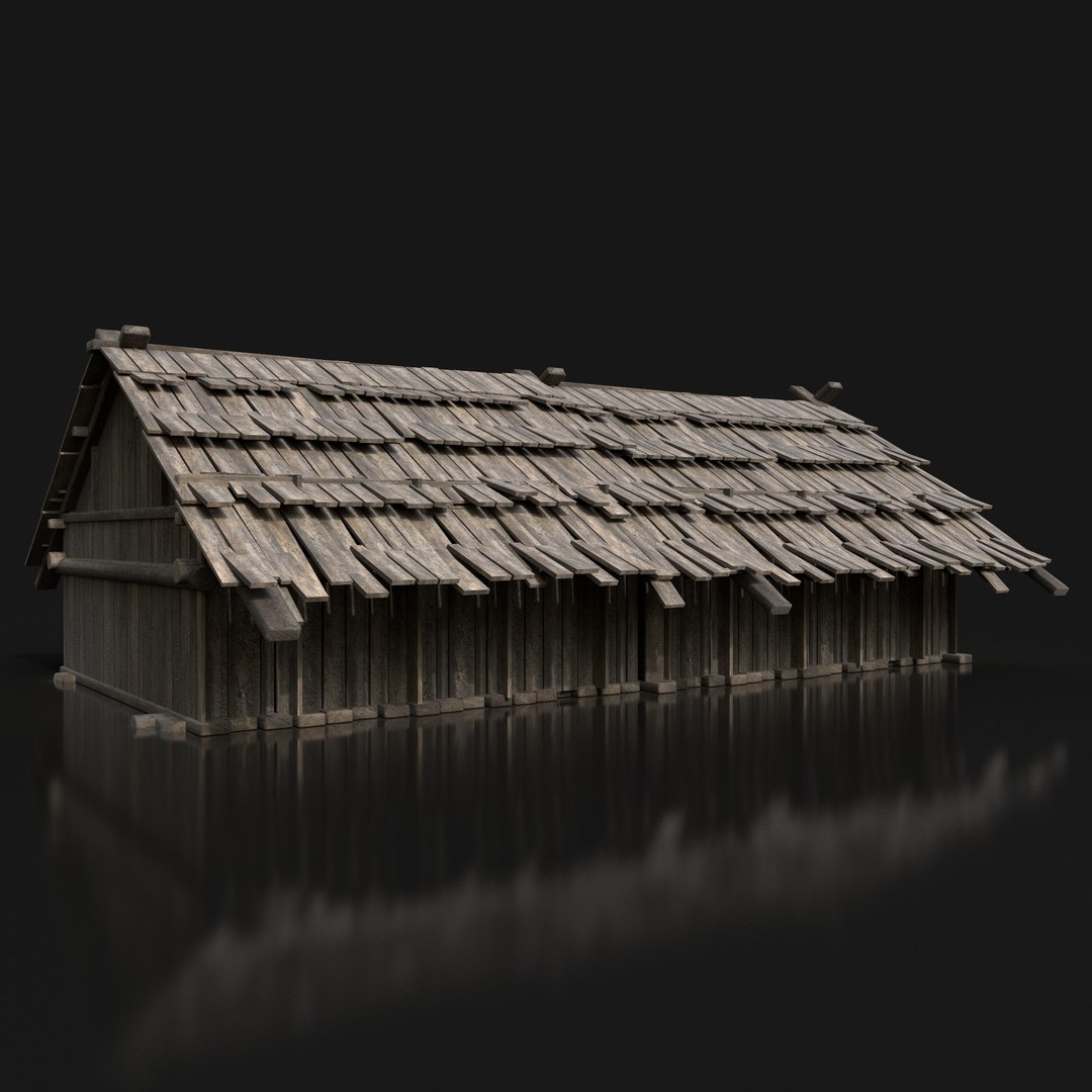 Medieval barn 3D model - TurboSquid 1465562