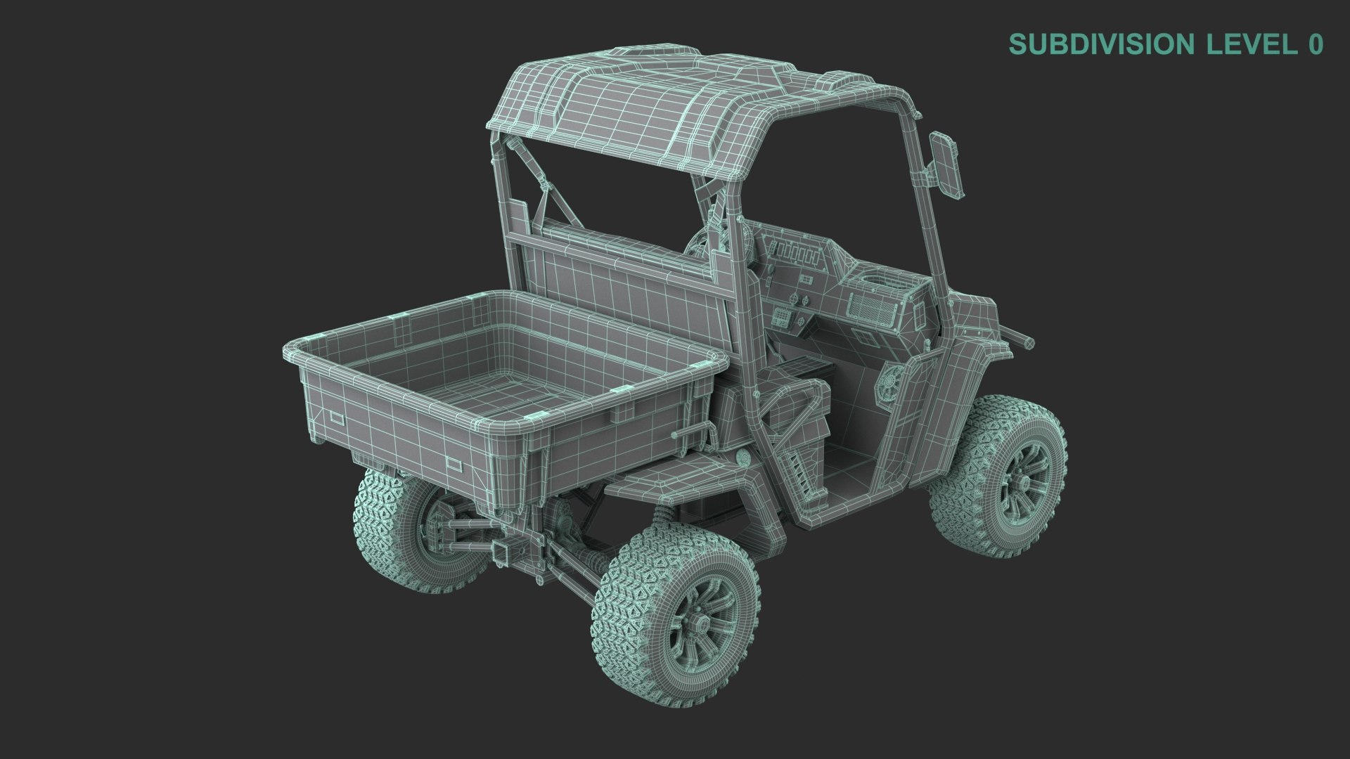 3D Electric UTV model - TurboSquid 1895135