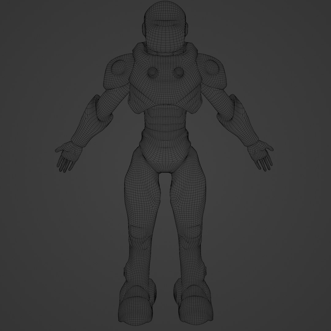 Robot Guard Sci Fi Character Futuristic Rigged Animation Game 3D Model ...